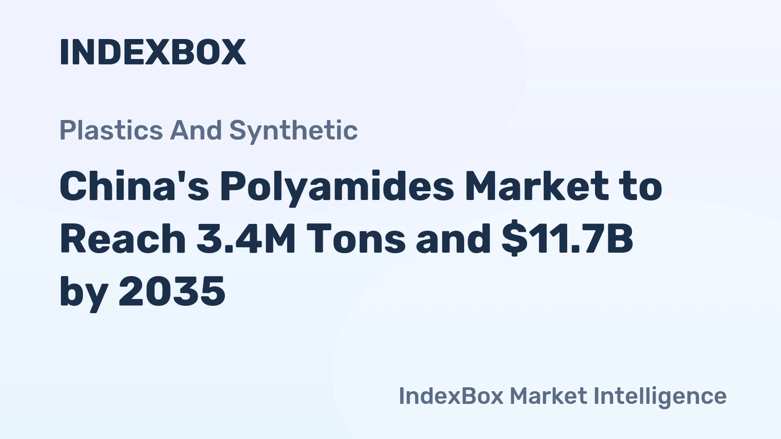 China's Polyamides Market to Reach 3.4M Tons and $11.7B by 2035