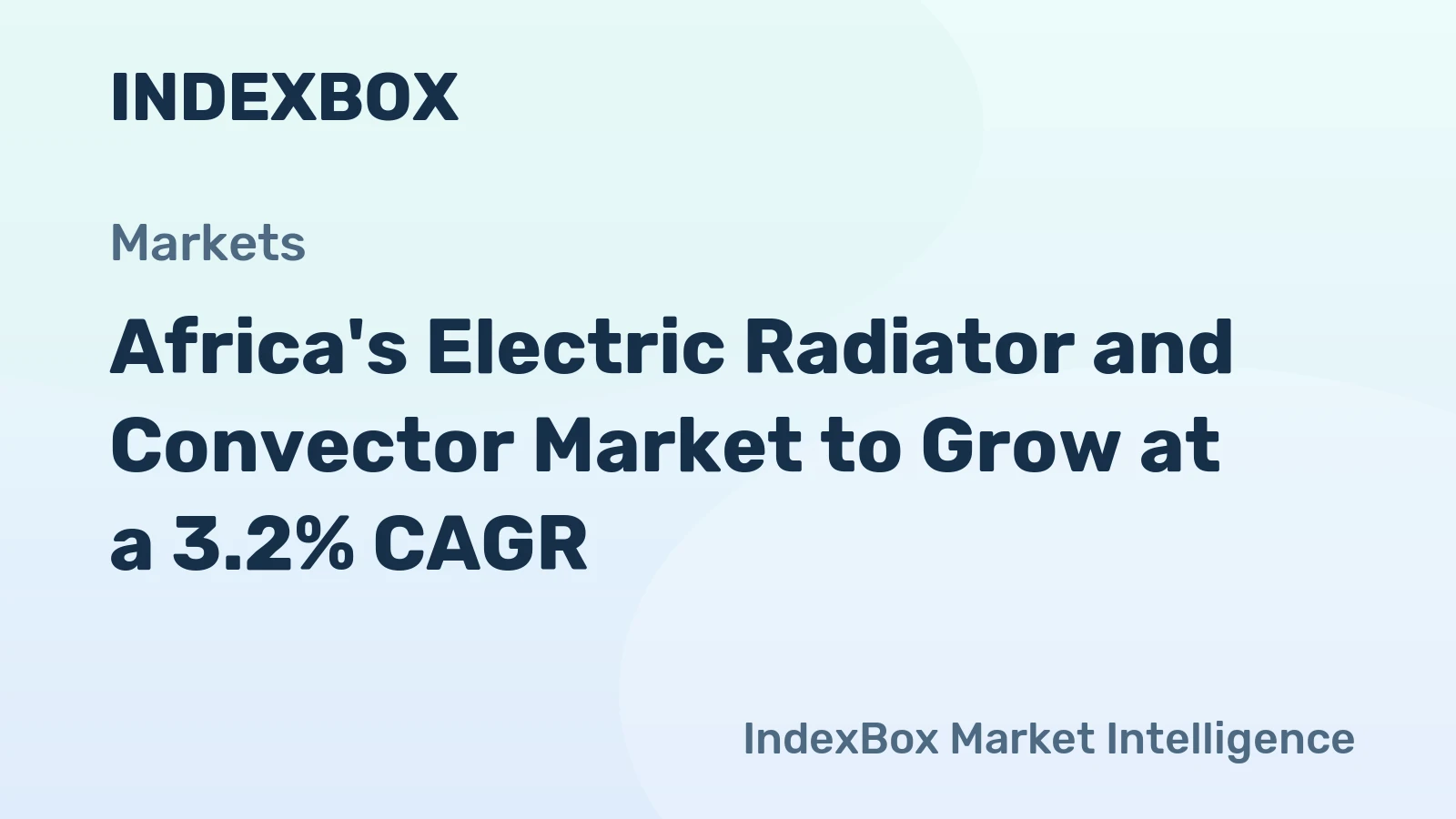 Africa's Electric Radiator and Convector Market to Grow at a 3.2% CAGR