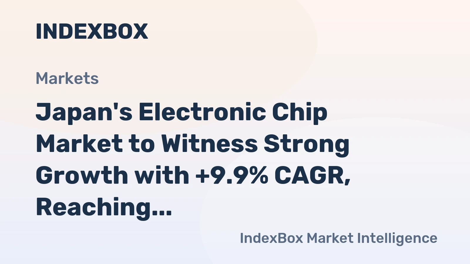 Japan's Electronic Chip Market to Witness Strong Growth with +9.9% CAGR, Reaching $8.7B by 2035