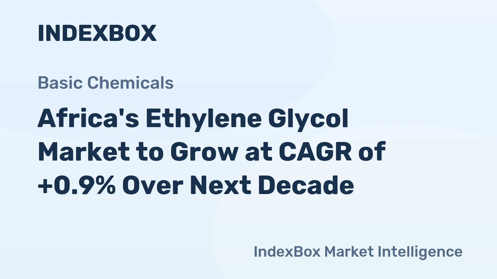 Africa's Ethylene Glycol Market to Grow at CAGR of +0.9% Over Next Decade
