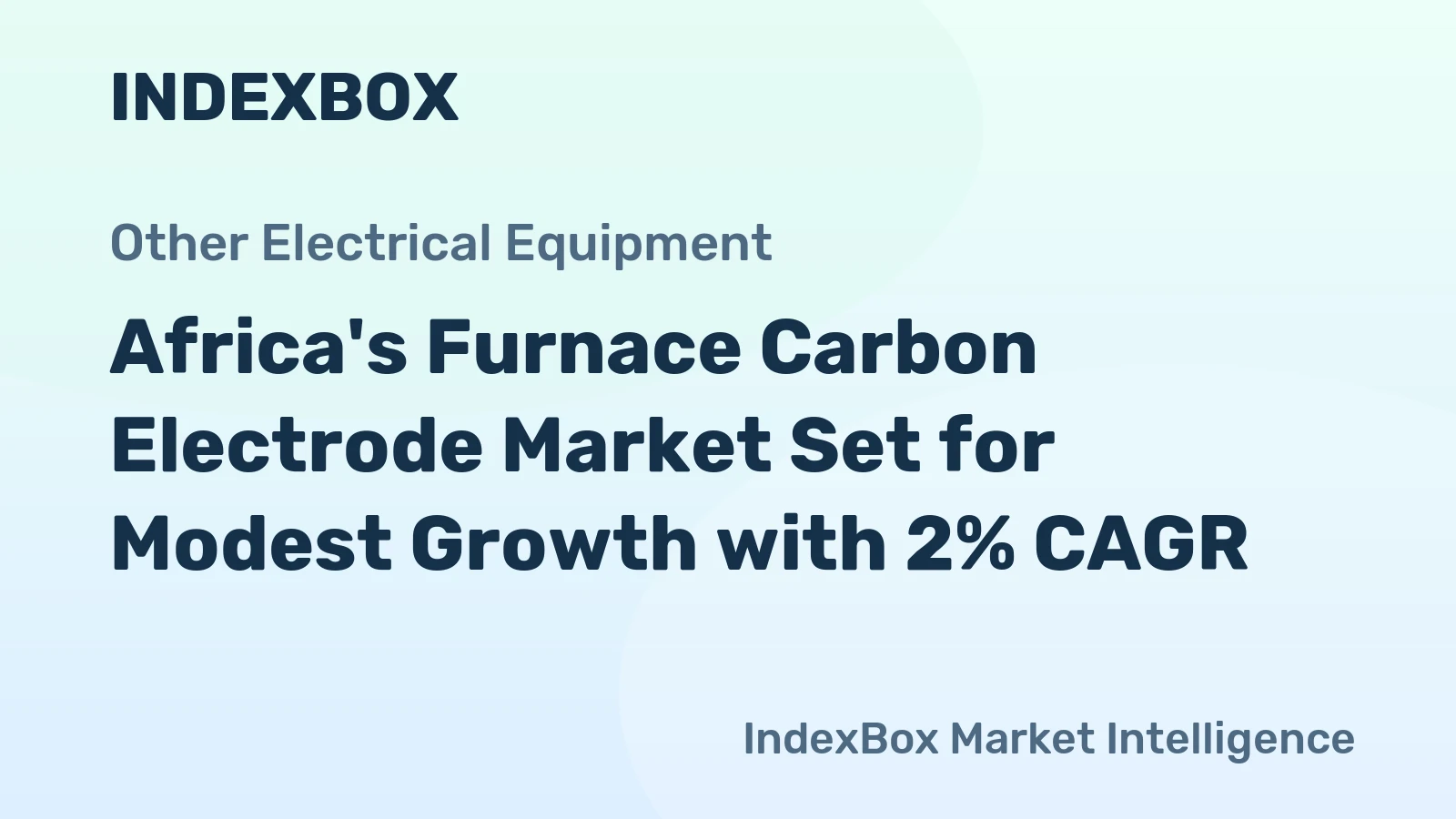 Africa's Furnace Carbon Electrode Market Set for Modest Growth with 2% CAGR