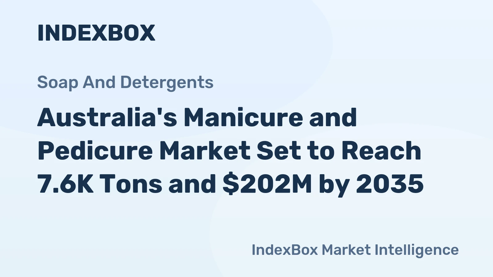 Australia's Manicure and Pedicure Market Set to Reach 7.6K Tons and $202M by 2035