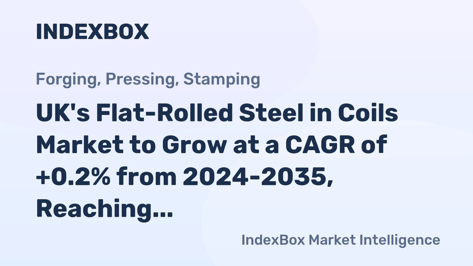 UK's Flat-Rolled Steel in Coils Market to Grow at a CAGR of +0.2% from 2024-2035, Reaching 12M Tons