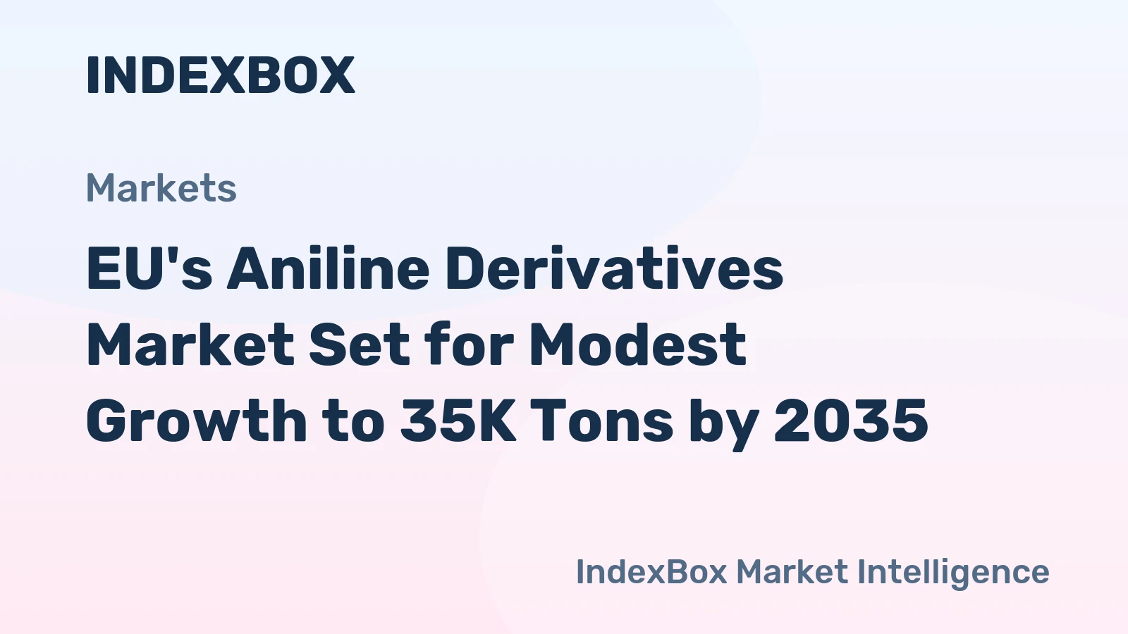 EU's Aniline Derivatives Market Set for Modest Growth to 35K Tons by 2035