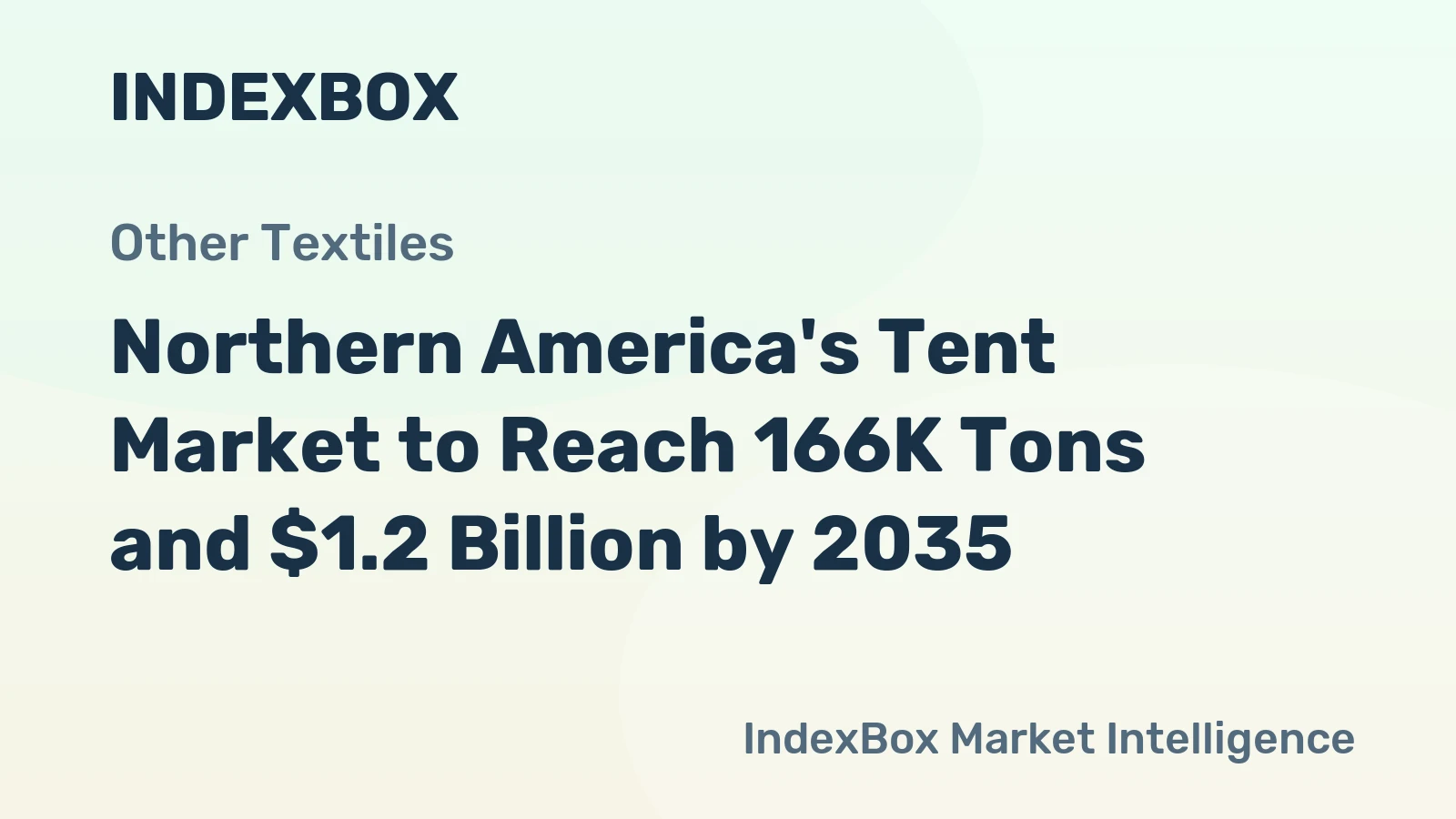 Northern America's Tent Market to Reach 166K Tons and $1.2 Billion by 2035