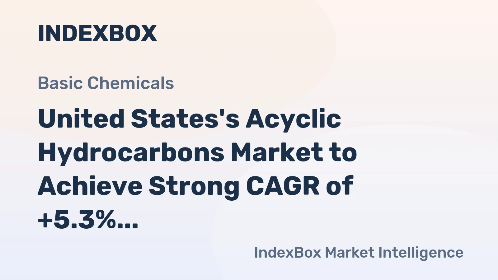 United States's Acyclic Hydrocarbons Market to Achieve Strong CAGR of +5.3% Over Next Decade