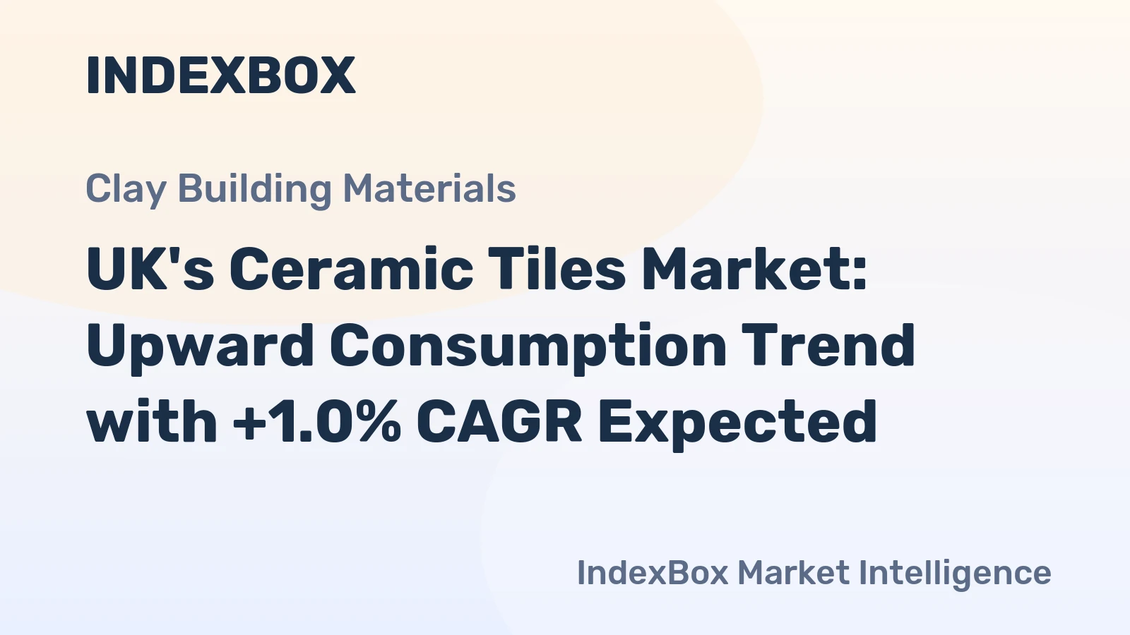 UK's Ceramic Tiles Market: Upward Consumption Trend with +1.0% CAGR Expected