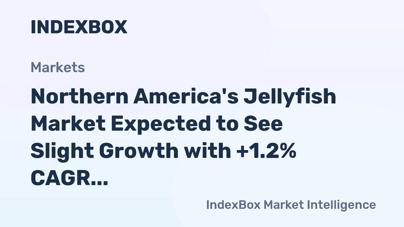Northern America's Jellyfish Market Expected to See Slight Growth with +1.2% CAGR