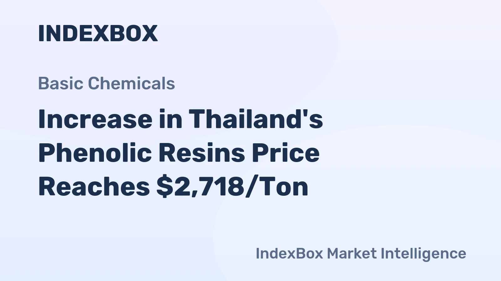 Increase in Thailand's Phenolic Resins Price Reaches $2,718/Ton