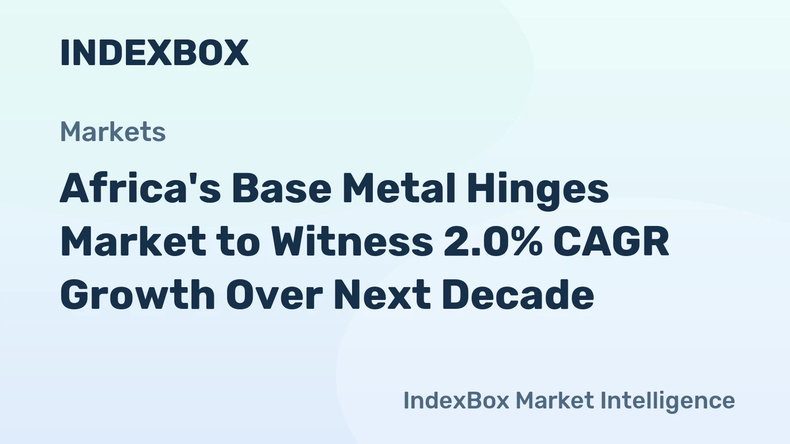 Africa's Base Metal Hinges Market to Witness 2.0% CAGR Growth Over Next Decade