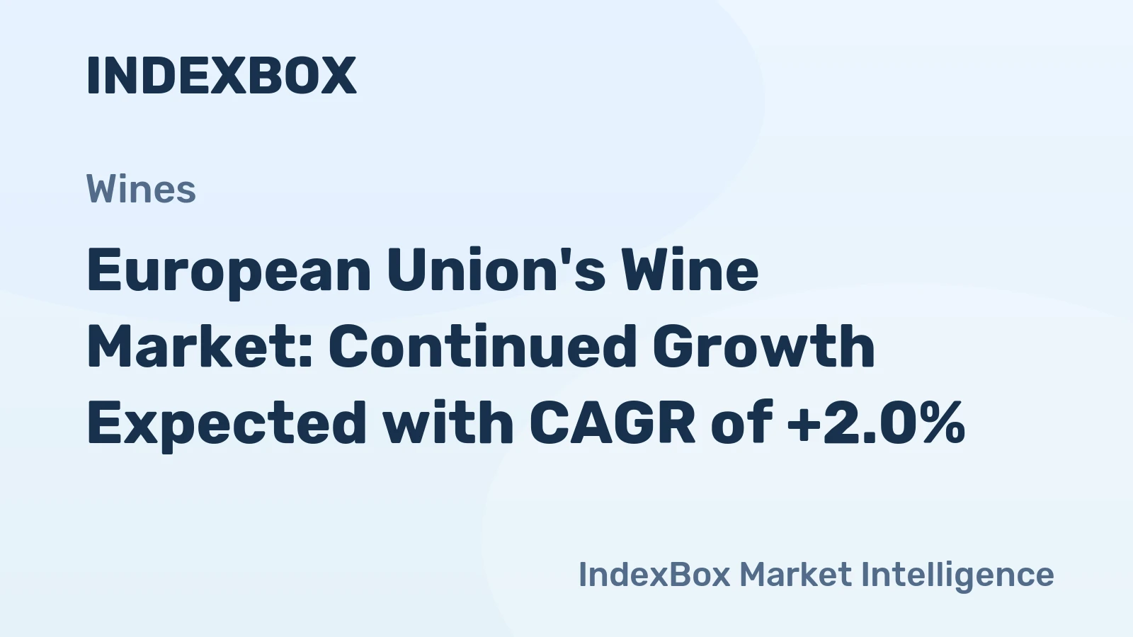 European Union's Wine Market: Continued Growth Expected with CAGR of +2.0%