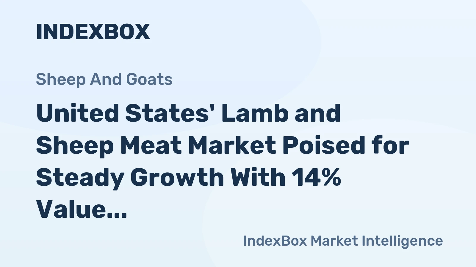 United States' Lamb and Sheep Meat Market Poised for Steady Growth With 14% Value CAGR Through 2035