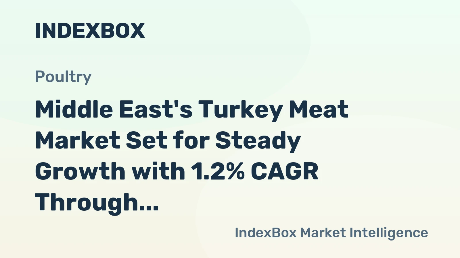 Middle East's Turkey Meat Market Set for Steady Growth with 1.2% CAGR Through 2035