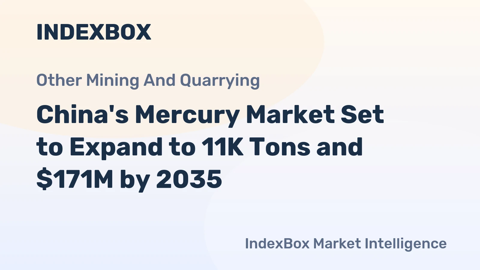 China's Mercury Market Set to Expand to 11K Tons and $171M by 2035