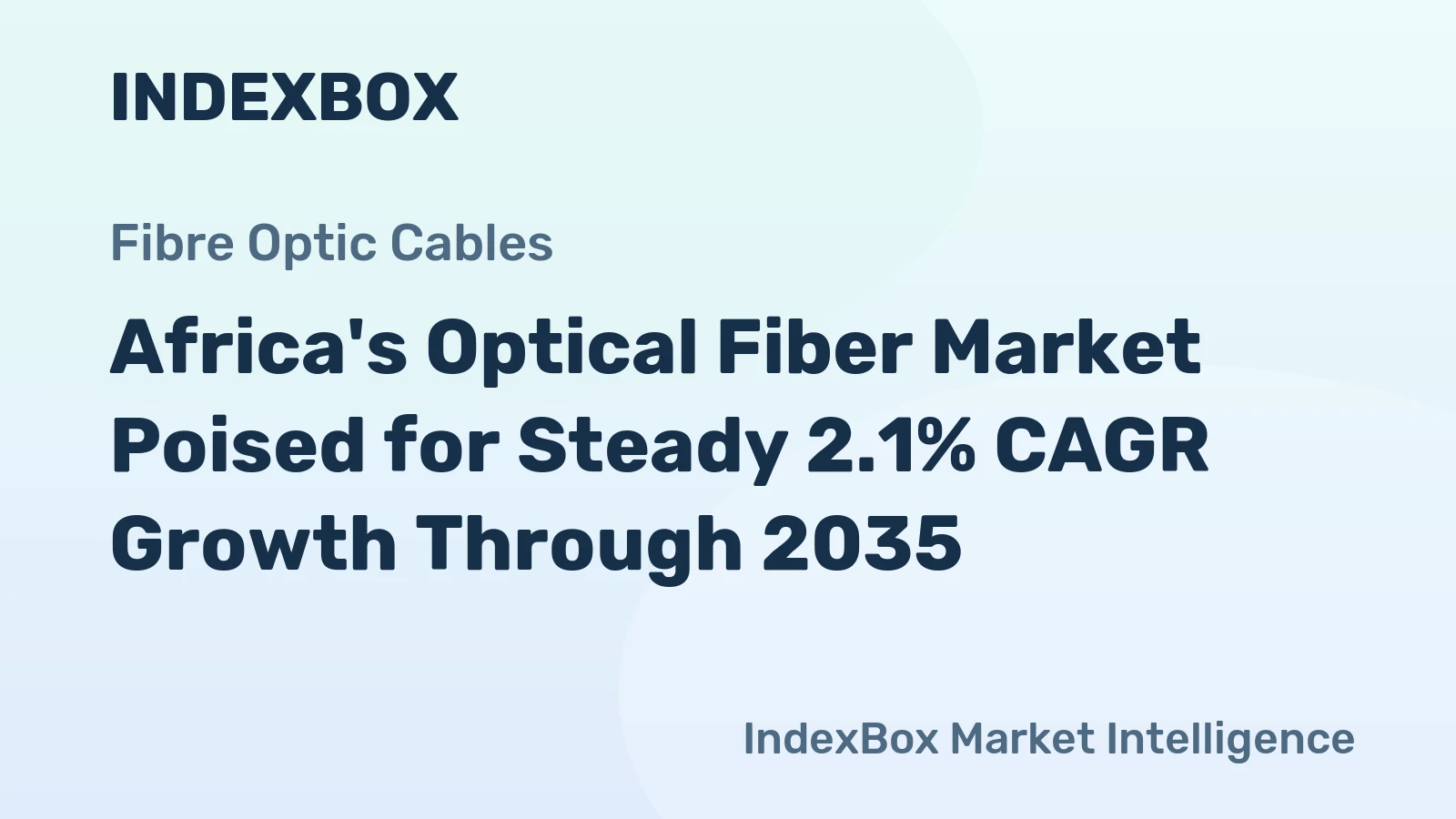Africa's Optical Fiber Market Poised for Steady 2.1% CAGR Growth Through 2035