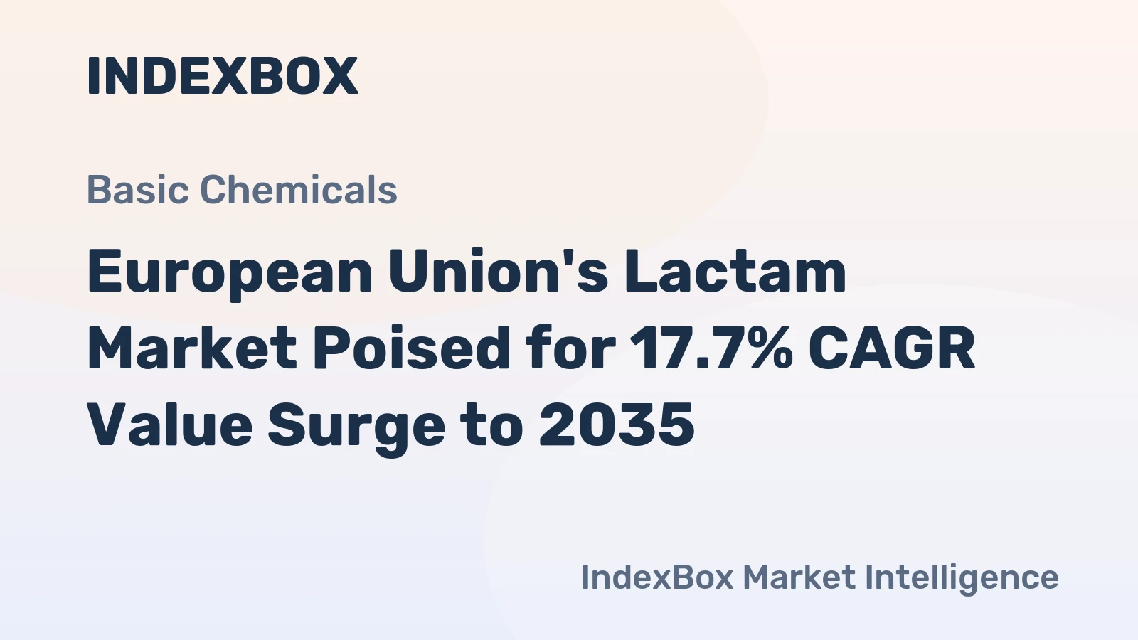 European Union's Lactam Market Poised for 17.7% CAGR Value Surge to 2035