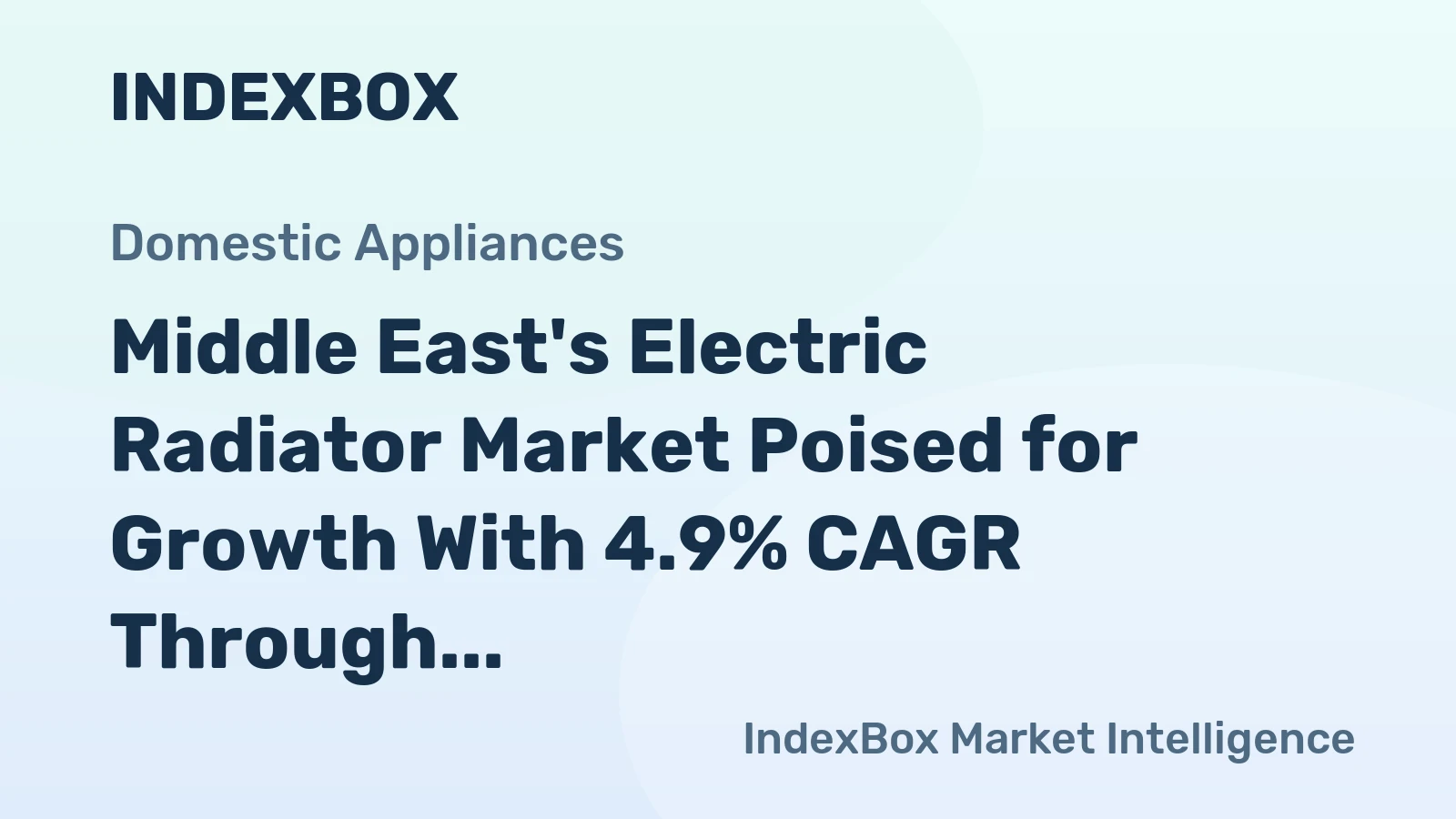 Middle East's Electric Radiator Market Poised for Growth With 4.9% CAGR Through 2035