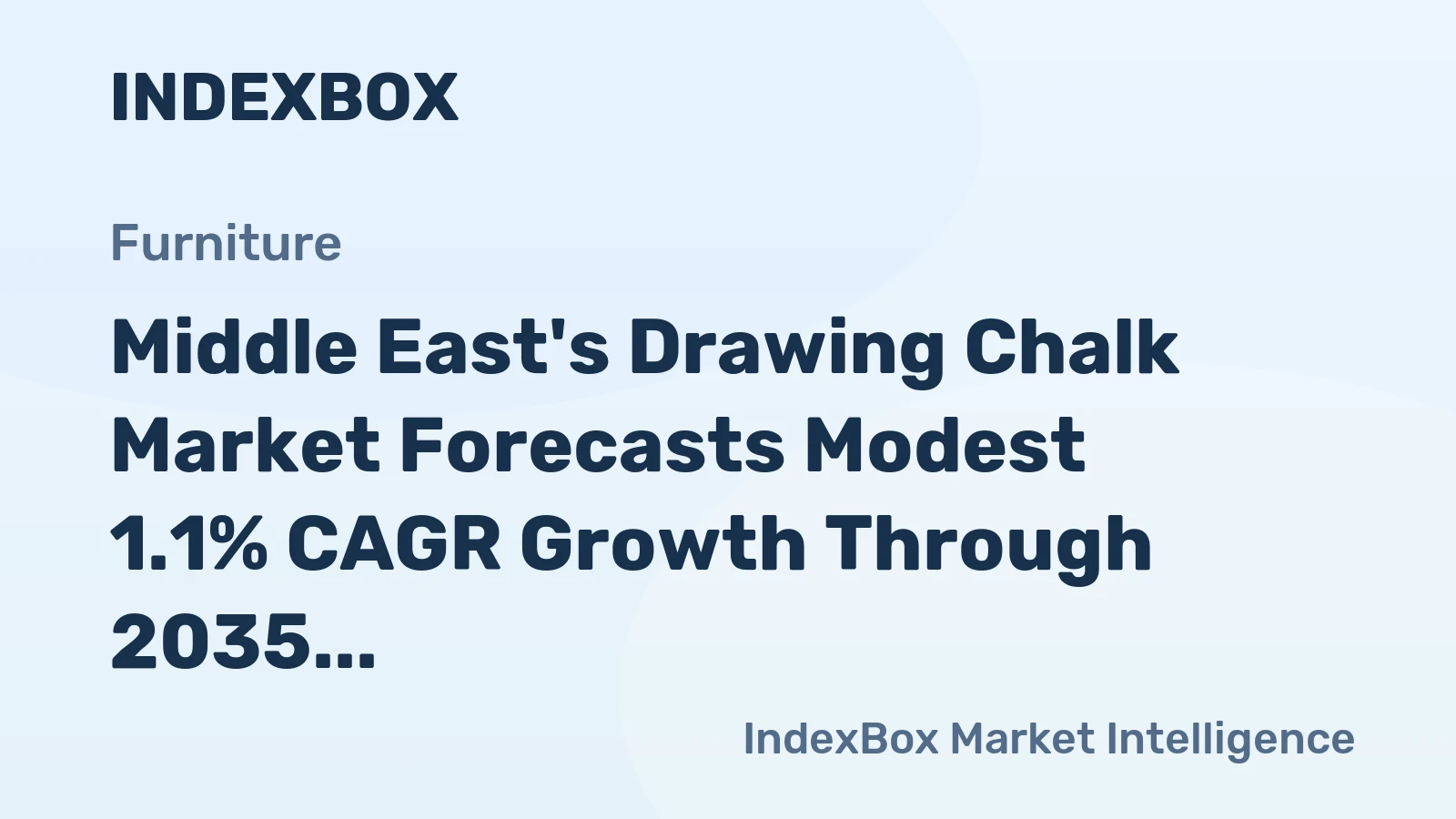 Middle East's Drawing Chalk Market Forecasts Modest 1.1% CAGR Growth Through 2035