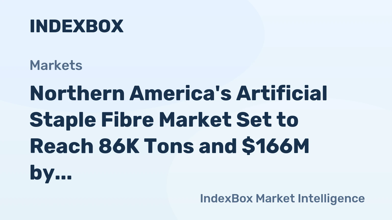 Northern America's Artificial Staple Fibre Market Set to Reach 86K Tons and $166M by 2035