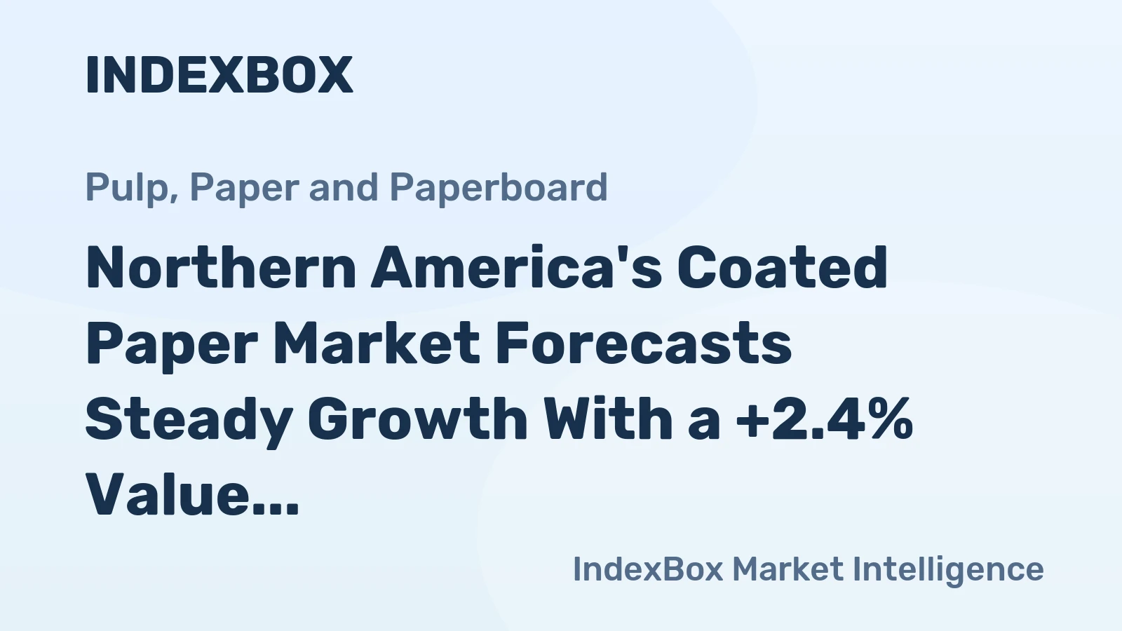 Northern America's Coated Paper Market Forecasts Steady Growth With a +2.4% Value CAGR Through 2035