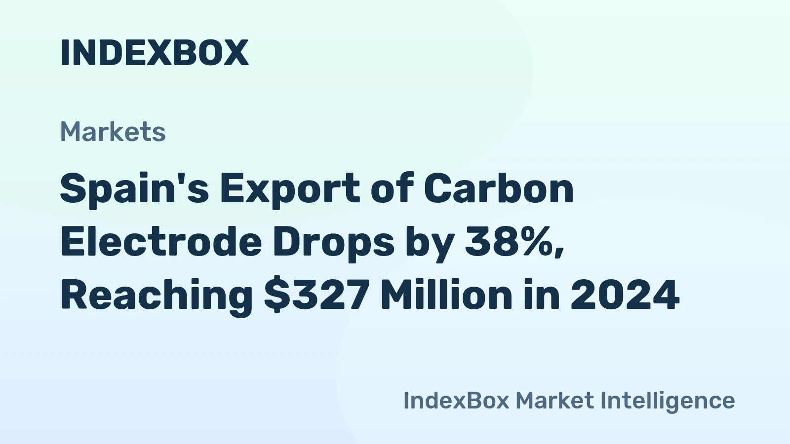 Spain's Export of Carbon Electrode Drops by 38%, Reaching $327 Million in 2024