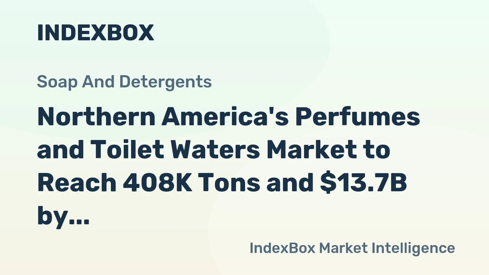 Northern America's Perfumes and Toilet Waters Market to Reach 408K Tons and $13.7B by 2035