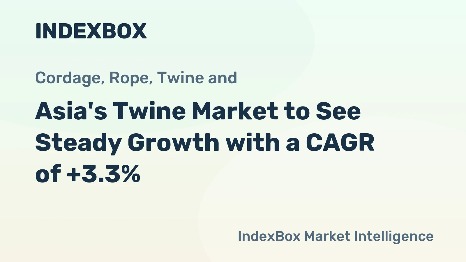 Asia's Twine Market to See Steady Growth with a CAGR of +3.3%