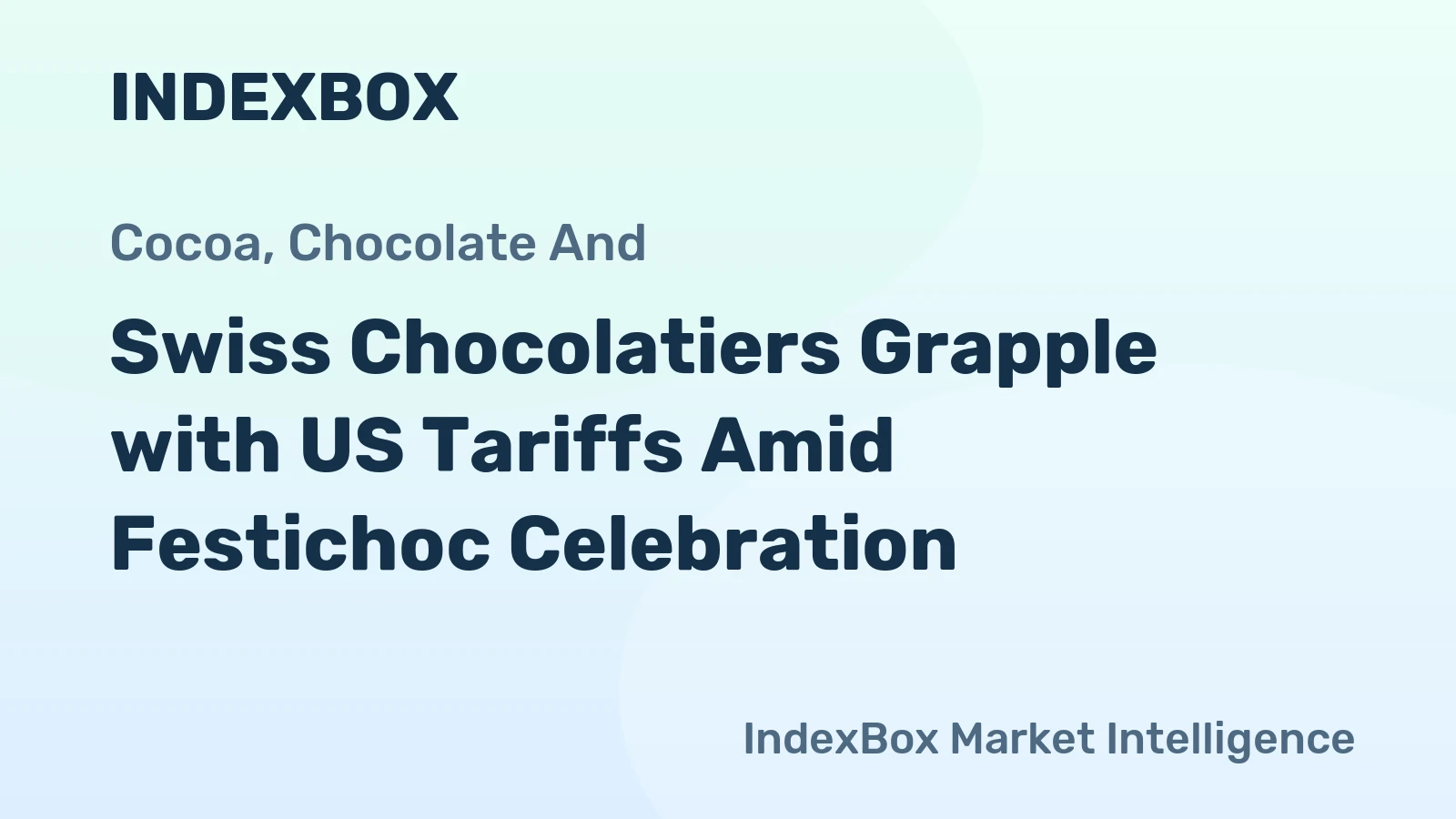 Swiss Chocolatiers Grapple with US Tariffs Amid Festichoc Celebration