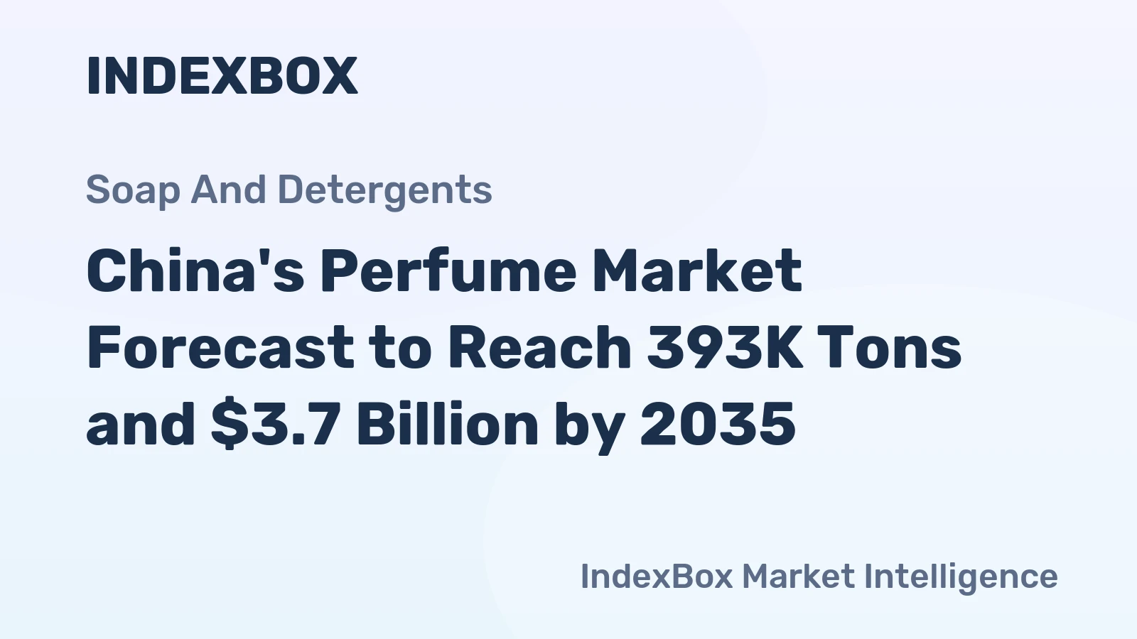 China's Perfume Market Forecast to Reach 393K Tons and $3.7 Billion by 2035