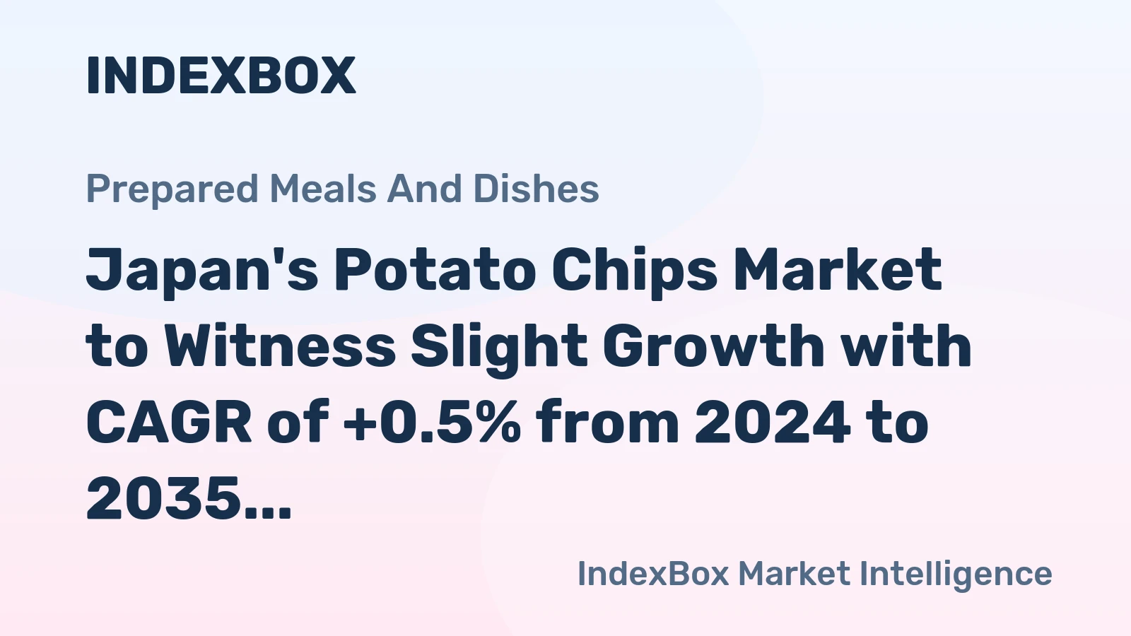 Japan's Potato Chips Market to Witness Slight Growth with CAGR of +0.5% from 2024 to 2035