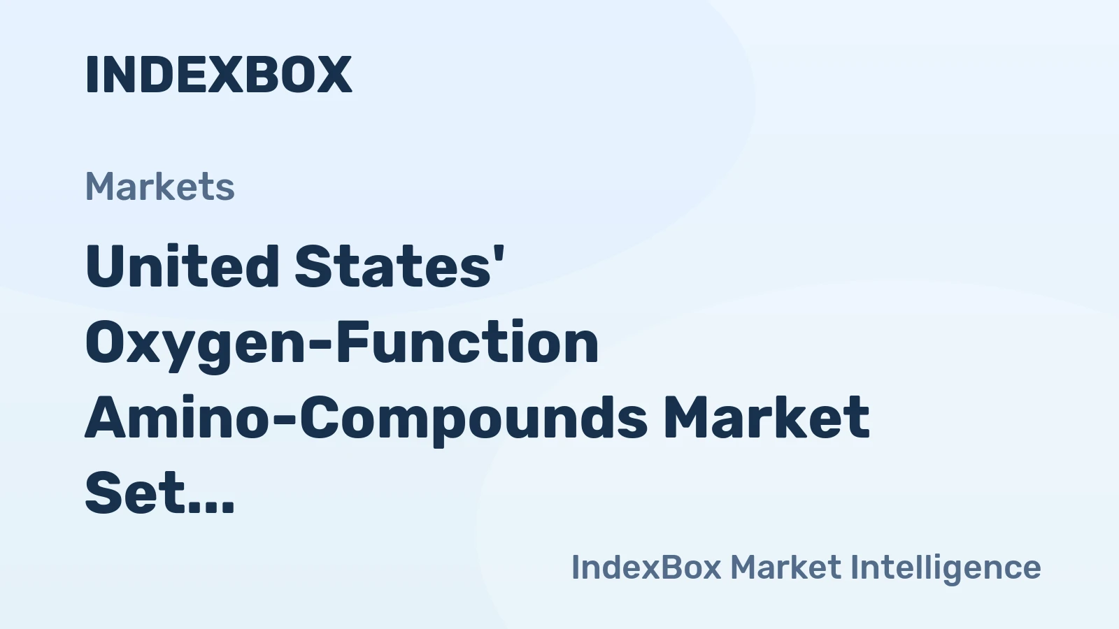United States' Oxygen-Function Amino-Compounds Market Set for Steady Growth with 2.6% CAGR in Value Through 2035