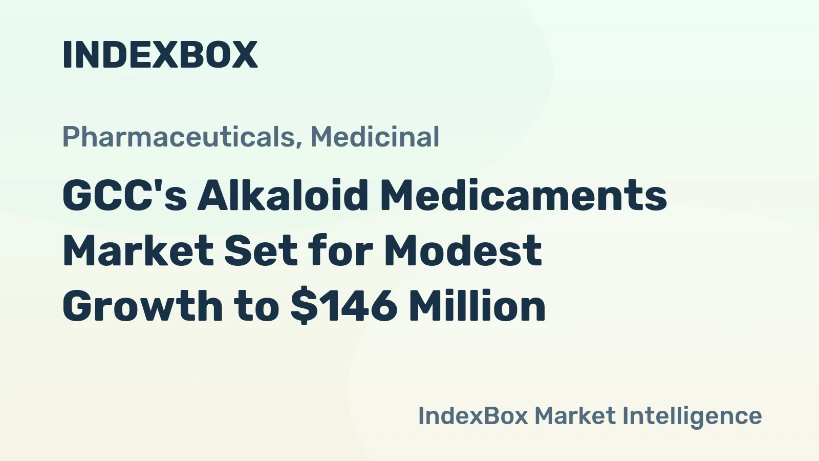 GCC's Alkaloid Medicaments Market Set for Modest Growth to $146 Million