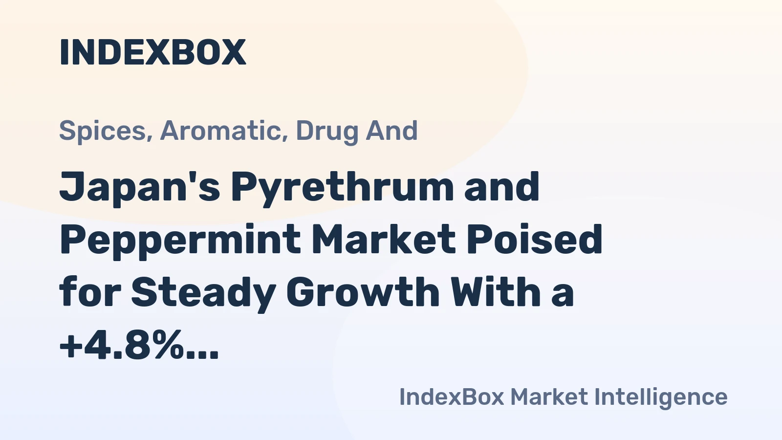 Japan's Pyrethrum and Peppermint Market Poised for Steady Growth With a +4.8% CAGR in Value