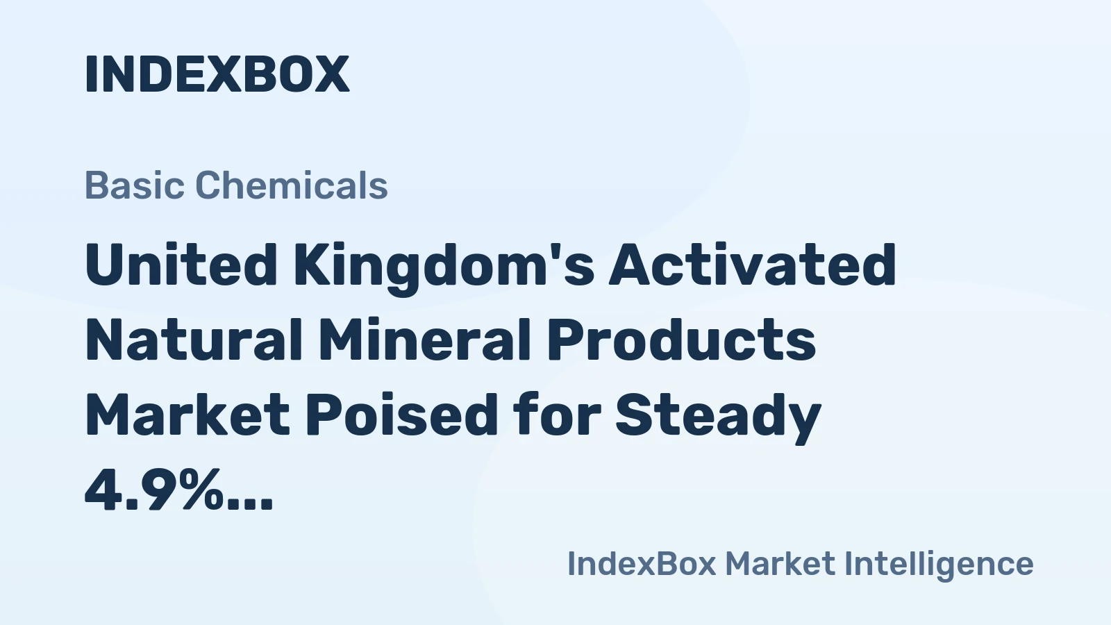 United Kingdom's Activated Natural Mineral Products Market Poised for Steady 4.9% CAGR Growth Through 2035