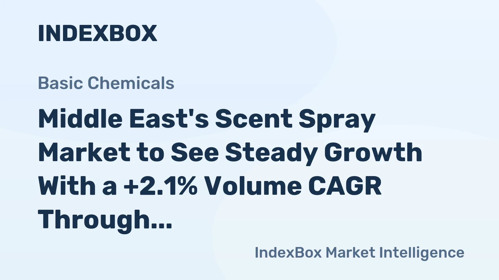 Middle East's Scent Spray Market to See Steady Growth With a +2.1% Volume CAGR Through 2035