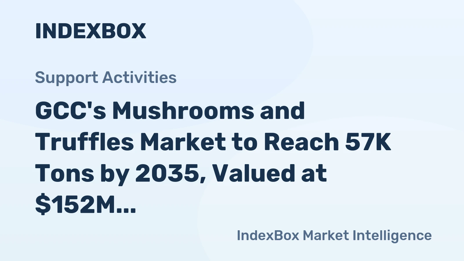 GCC's Mushrooms and Truffles Market to Reach 57K Tons by 2035, Valued at $152M