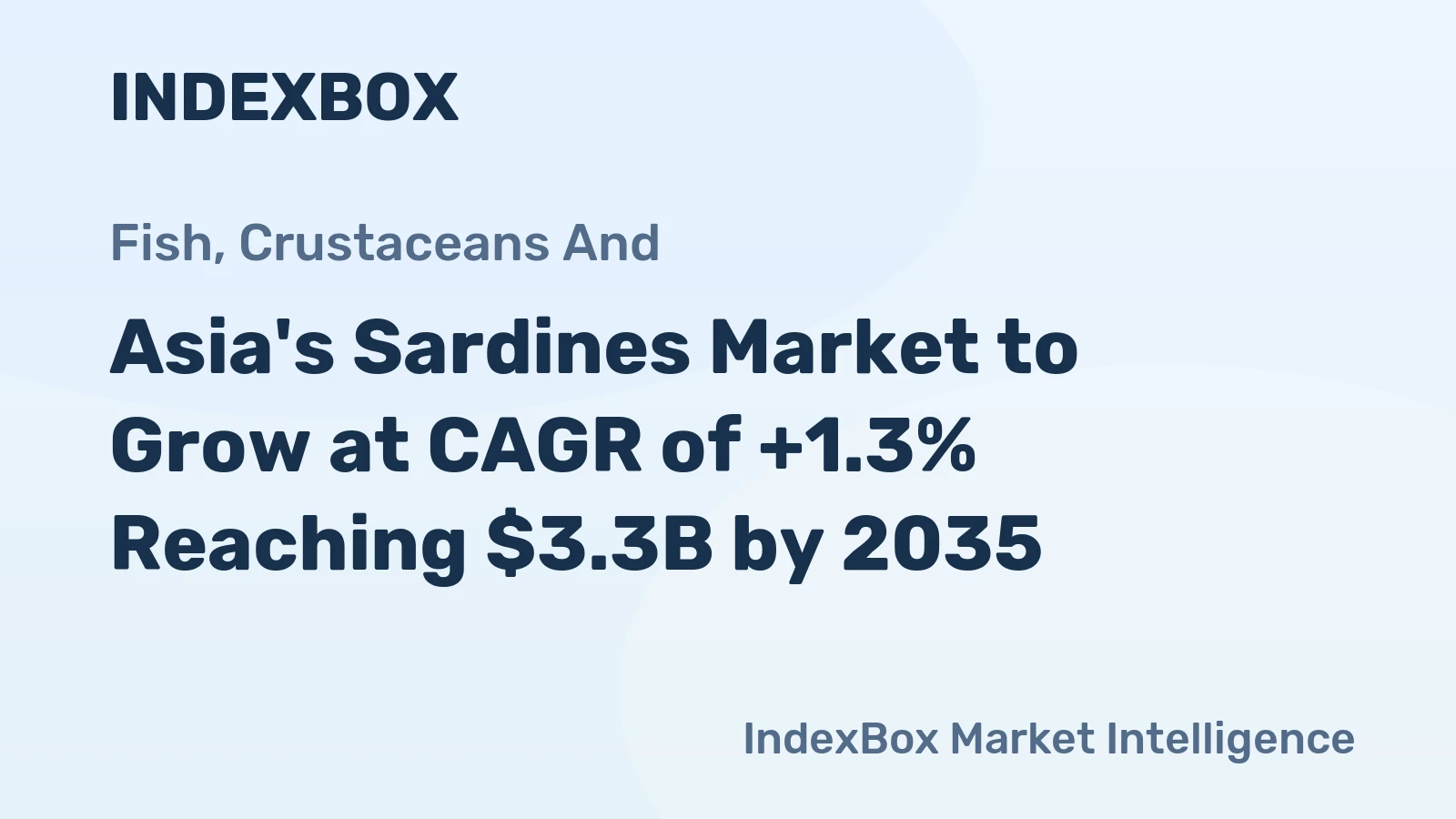Asia's Sardines Market to Grow at CAGR of +1.3% Reaching $3.3B by 2035