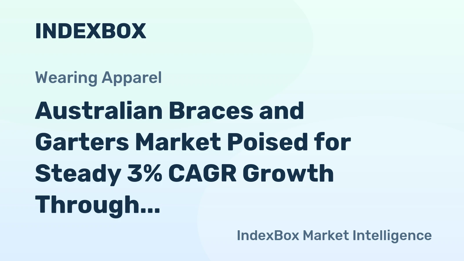 Australian Braces and Garters Market Poised for Steady 3% CAGR Growth Through 2035