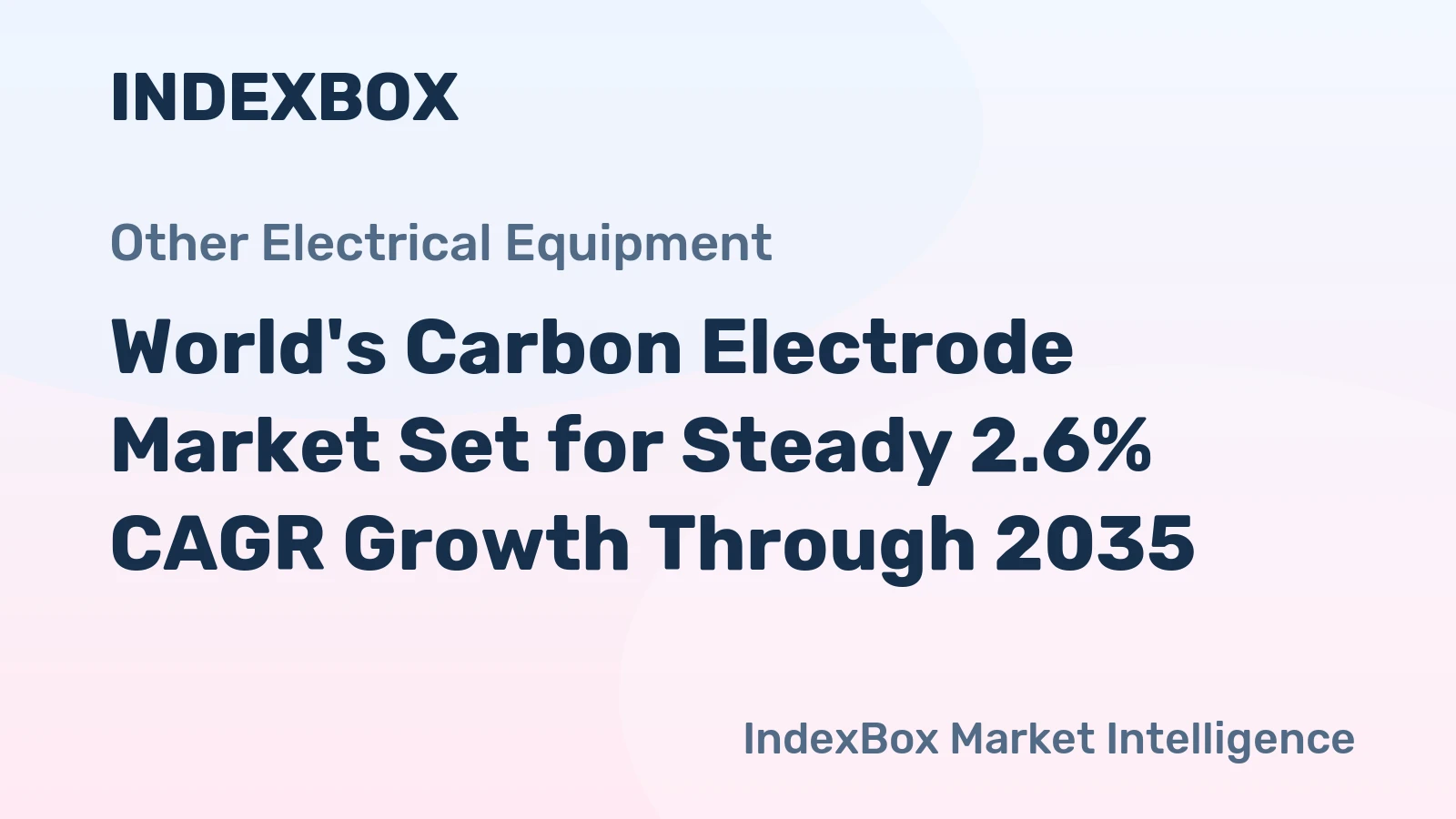 World's Carbon Electrode Market Set for Steady 2.6% CAGR Growth Through 2035