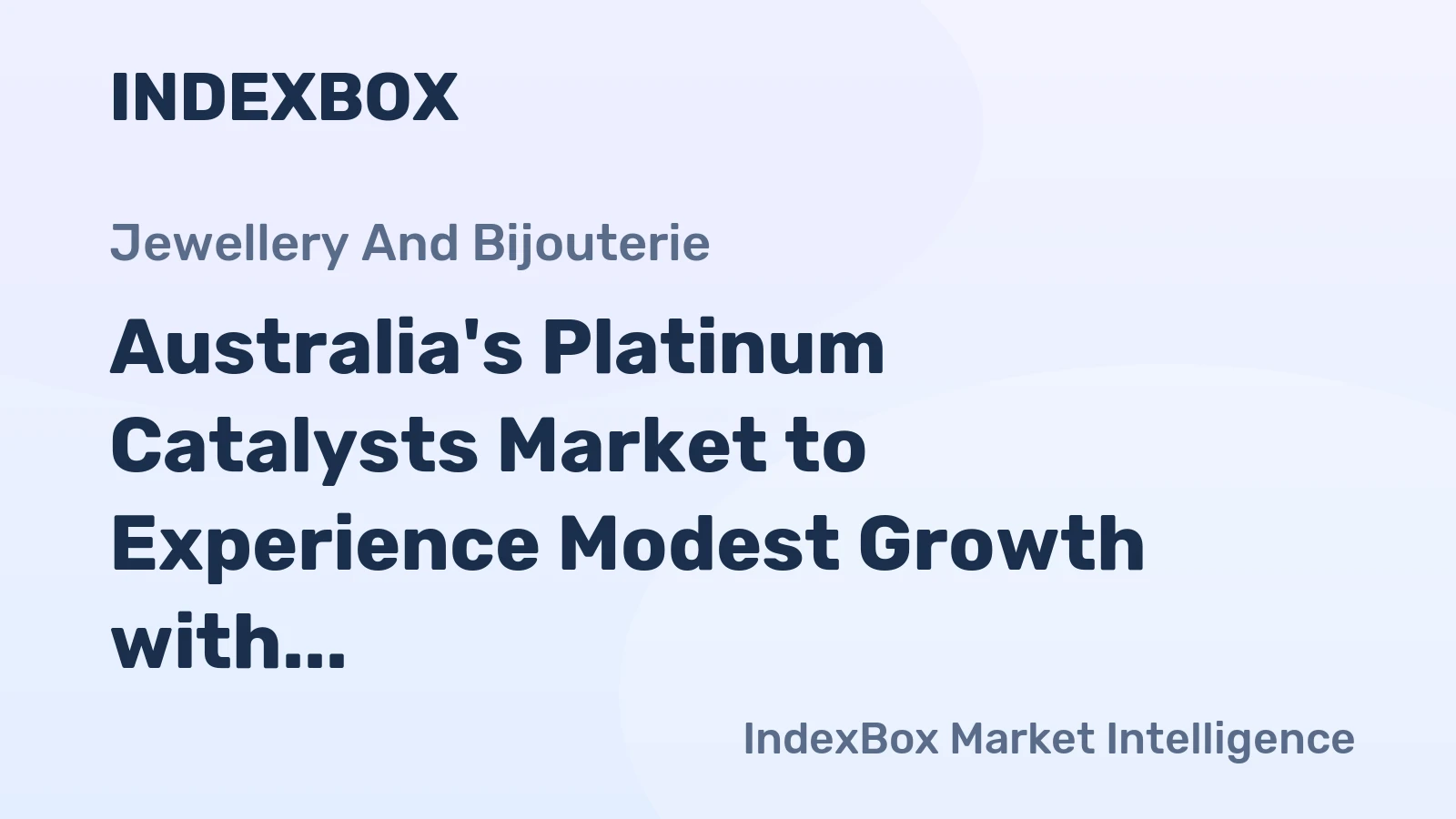 Australia's Platinum Catalysts Market to Experience Modest Growth with CAGR of +1.5%