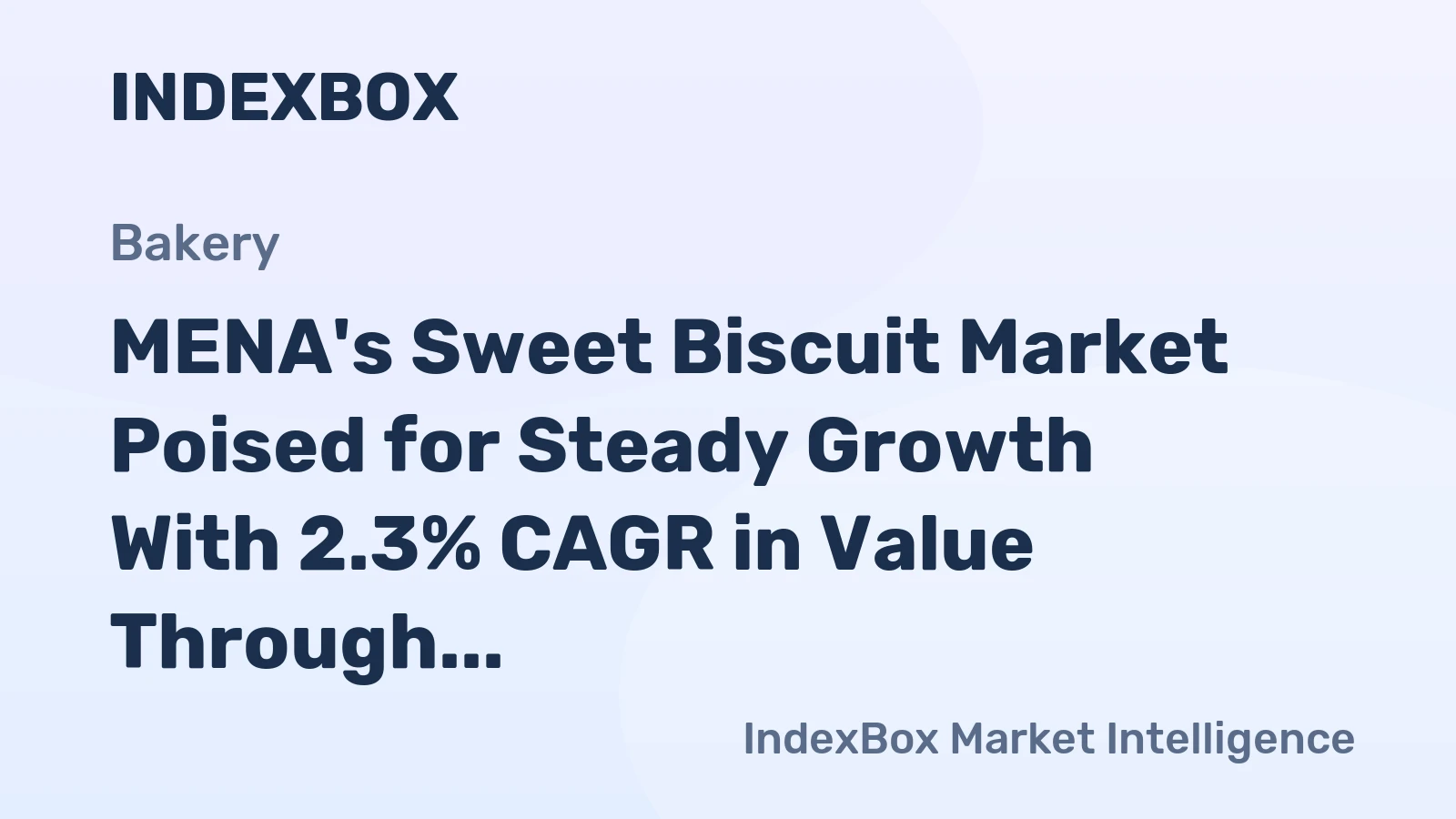MENA's Sweet Biscuit Market Poised for Steady Growth With 2.3% CAGR in Value Through 2035