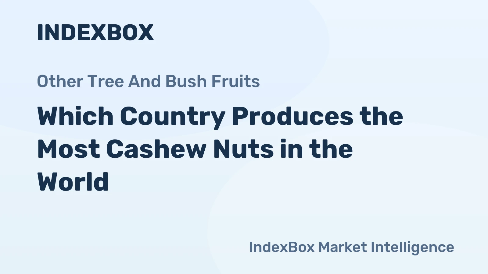 Which Country Produces the Most Cashew Nuts in the World?