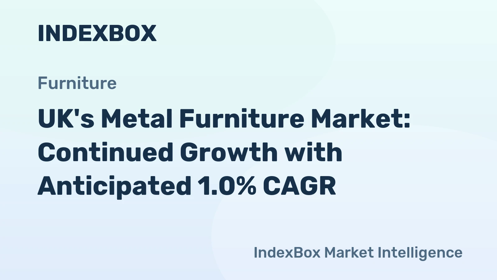 UK's Metal Furniture Market: Continued Growth with Anticipated 1.0% CAGR