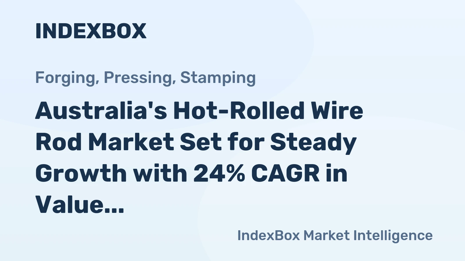 Australia's Hot-Rolled Wire Rod Market Set for Steady Growth with 24% CAGR in Value Through 2035
