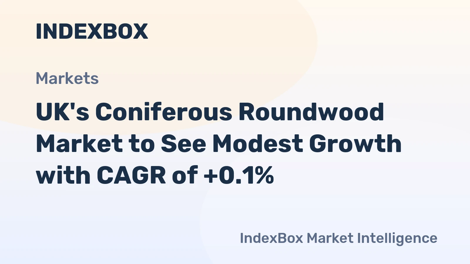 UK's Coniferous Roundwood Market to See Modest Growth with CAGR of +0.1%