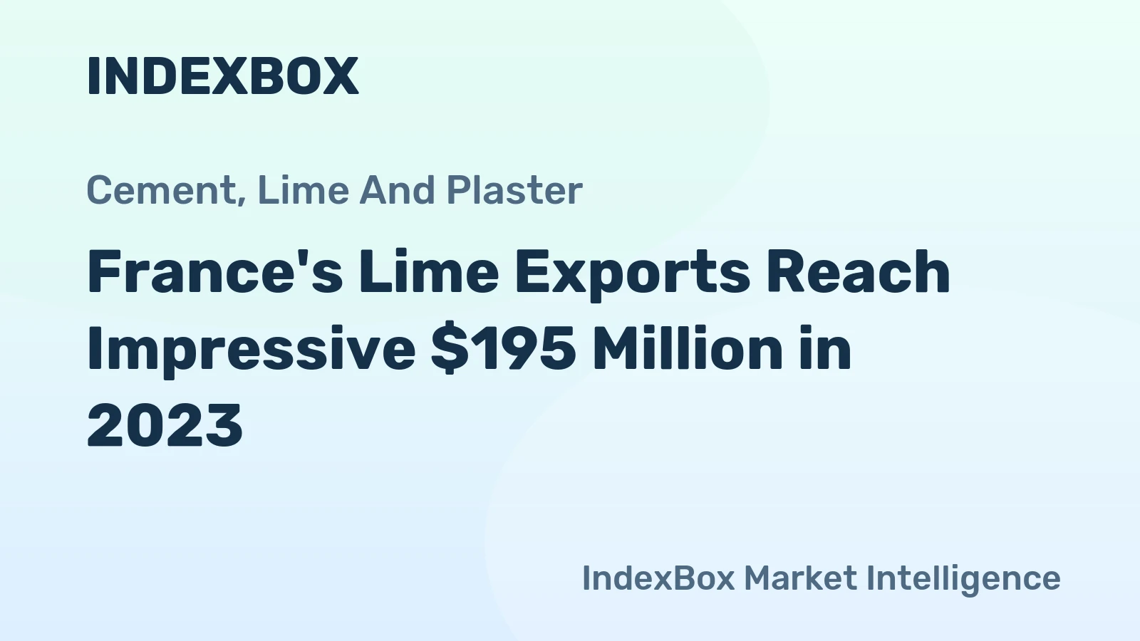 France's Lime Exports Reach Impressive $195 Million in 2023