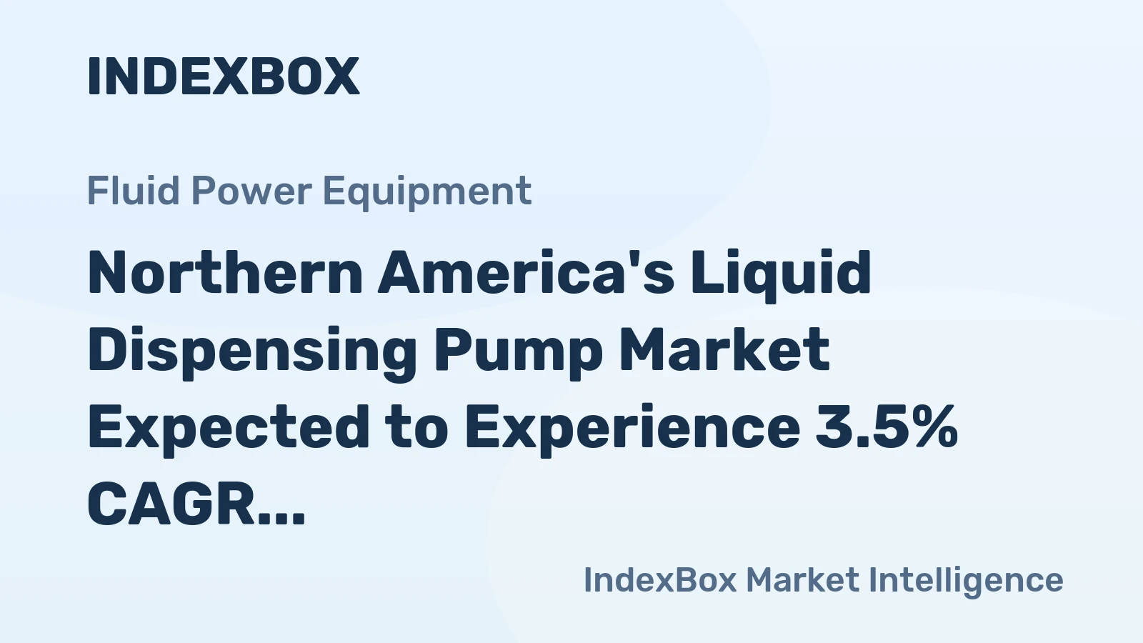 Northern America's Liquid Dispensing Pump Market Expected to Experience 3.5% CAGR Growth Over Next Decade