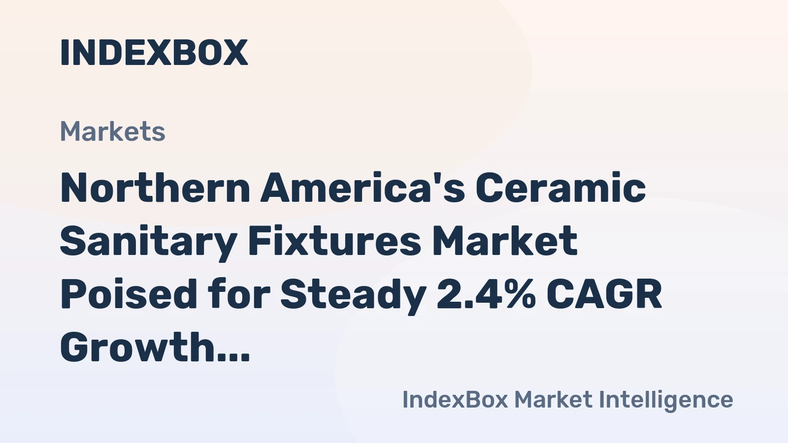 Northern America's Ceramic Sanitary Fixtures Market Poised for Steady 2.4% CAGR Growth Through 2035