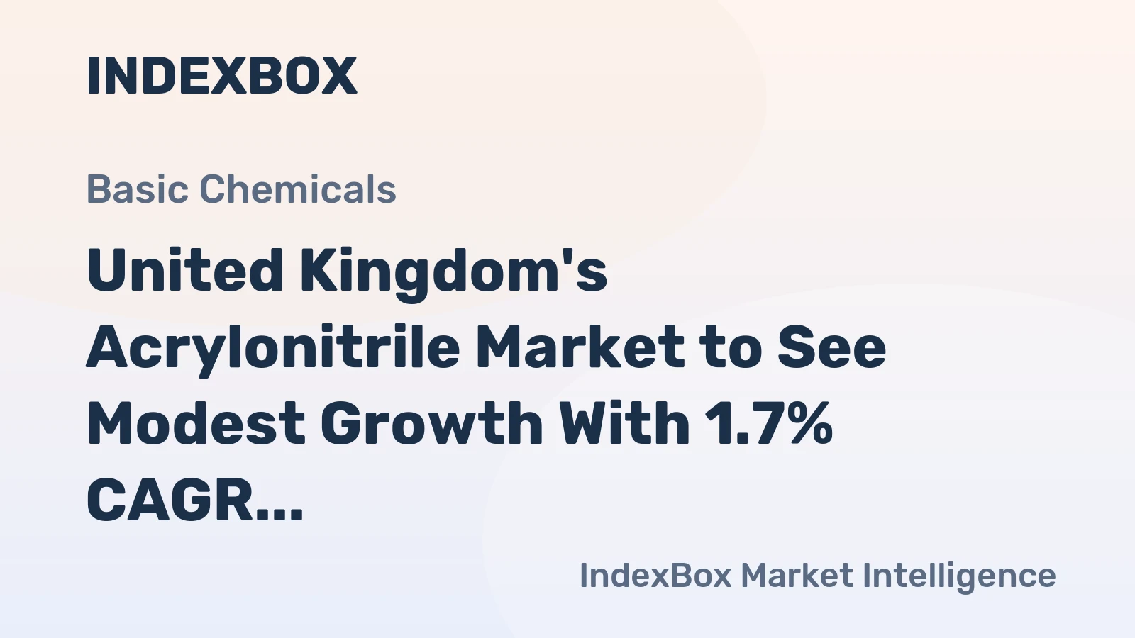 United Kingdom's Acrylonitrile Market to See Modest Growth With 1.7% CAGR in Value Through 2035