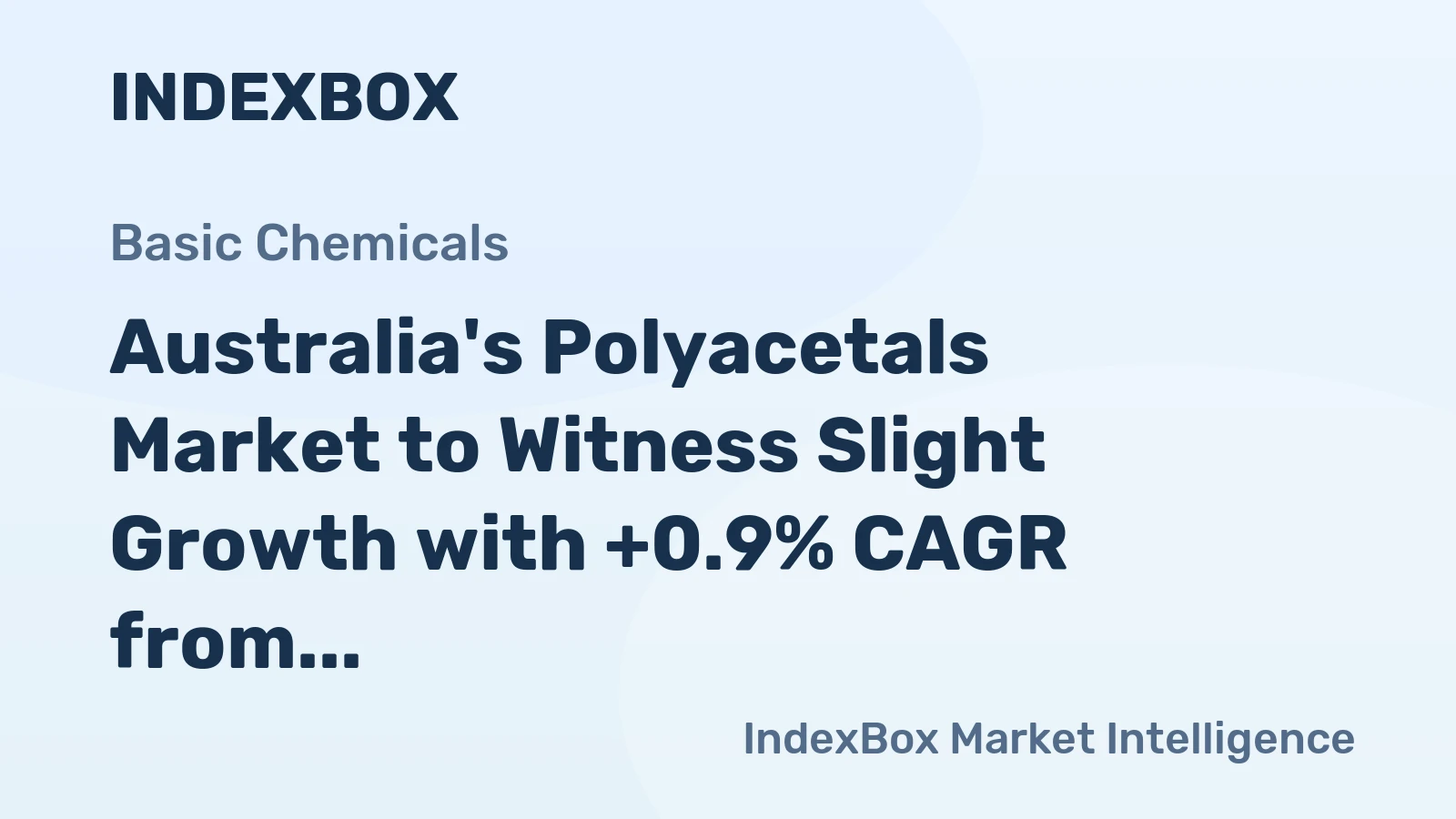 Australia's Polyacetals Market to Witness Slight Growth with +0.9% CAGR from 2024 to 2035